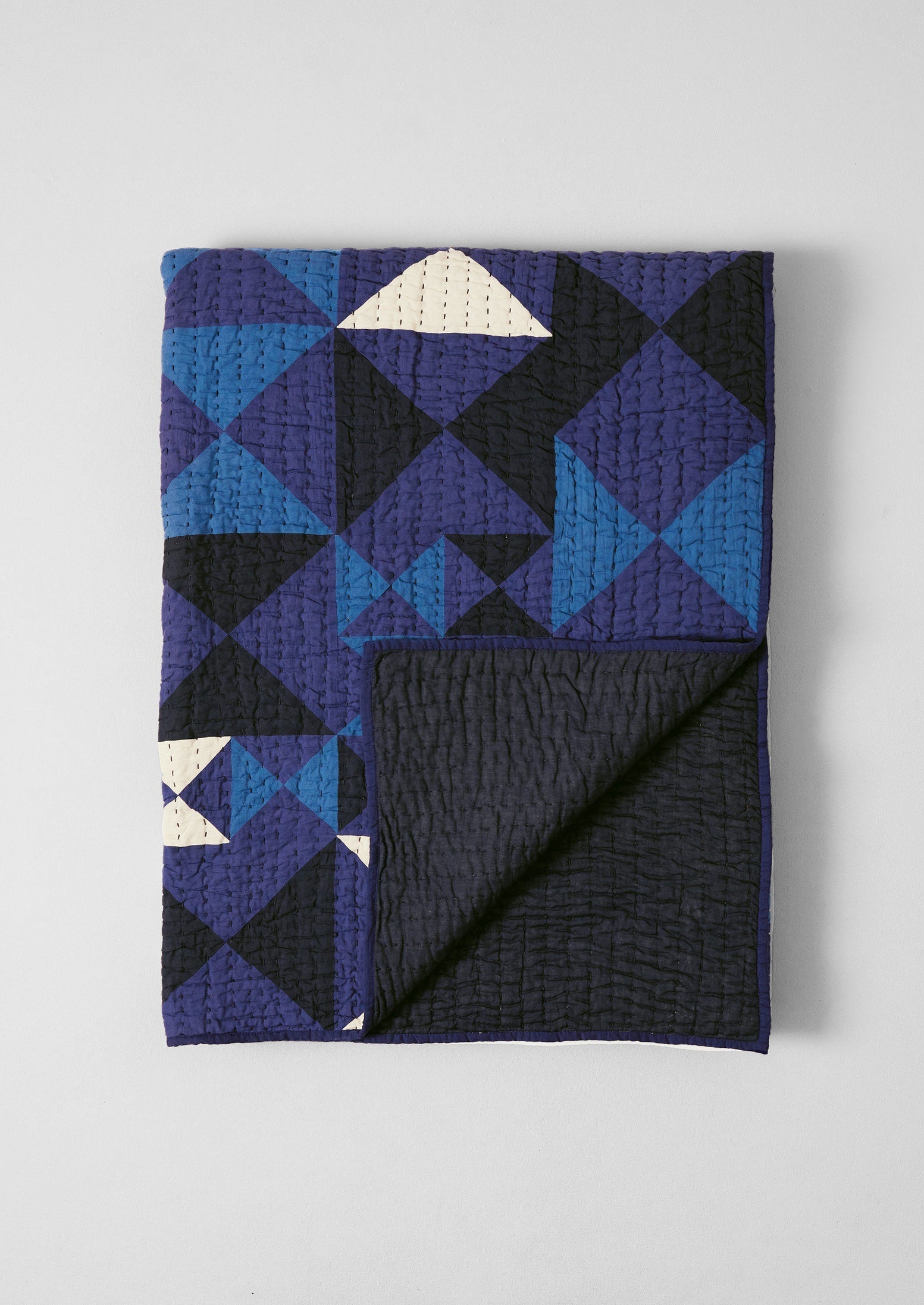 Kite Patchwork Quilt | Blue Multi | TOAST