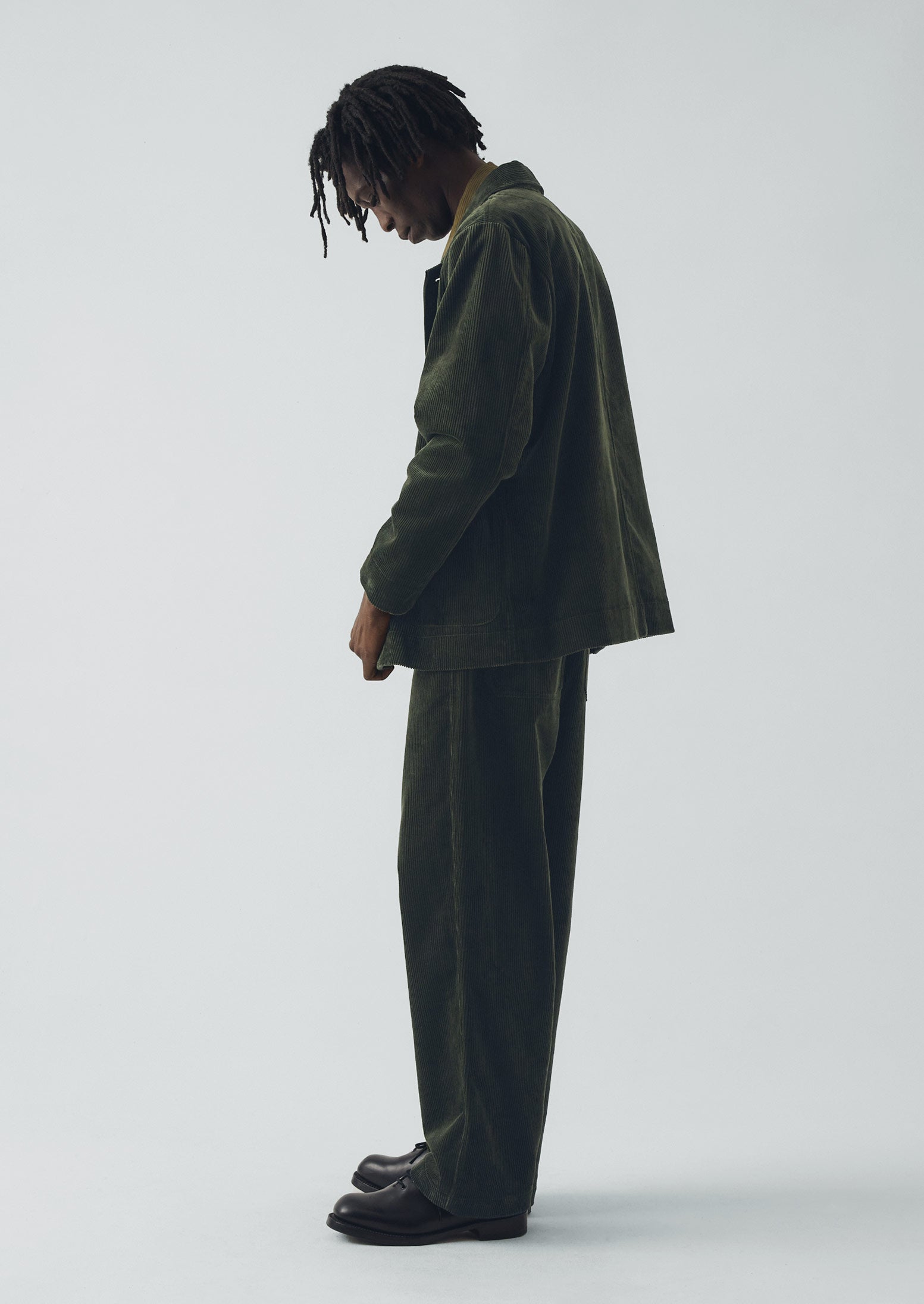 Organic Cord Chore Jacket | Pine | TOAST