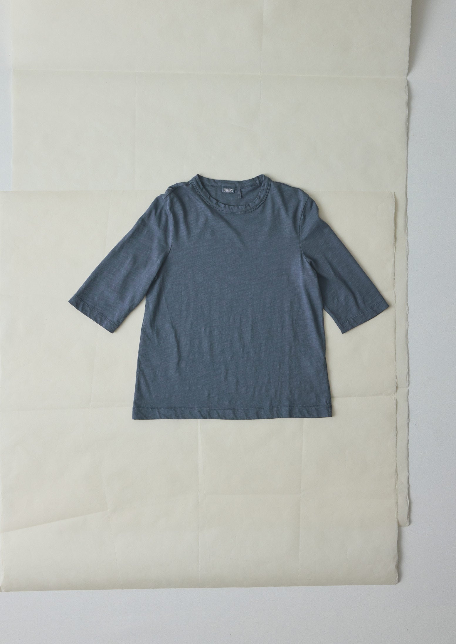 Cleo Garment Dyed Organic Cotton Tee | Mazarine Blue | TOAST